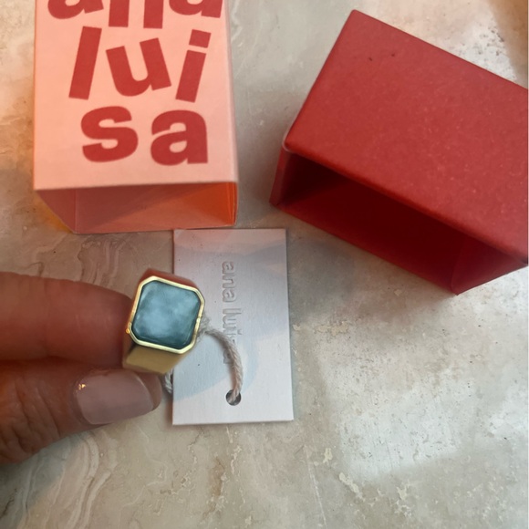 Jewelry | Ana Luisa Michelle Square Signet Ring Size 5 | Poshmark